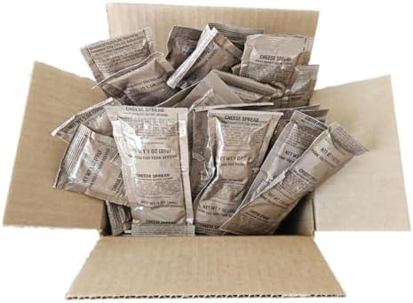 Amazon.com: MRE Cheddar Cheese Spread - Individual 1oz. Cheese Packets ...