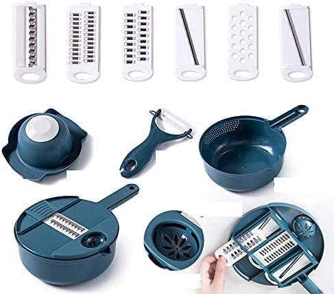 Amazon.com: Kitchen Multifunctional Salad Utensils Vegetable Chopper ...