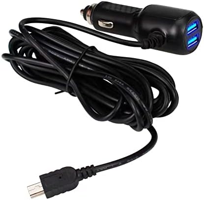 Dash Cam Power Lead, 12V to 5V Mini USB Charging Cable In Car Charger ...