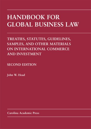 Amazon.com: Handbook for Global Business Law: 9781594603822: Head, John ...