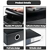 SOYIRI 4 Pack Box Files A4,Plastic Box File with Lid,55mm Spine A4 ...