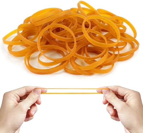 Elastic Bands Heavy Duty 100Pcs Thick rubber bands(100mm*5mm) Natural ...
