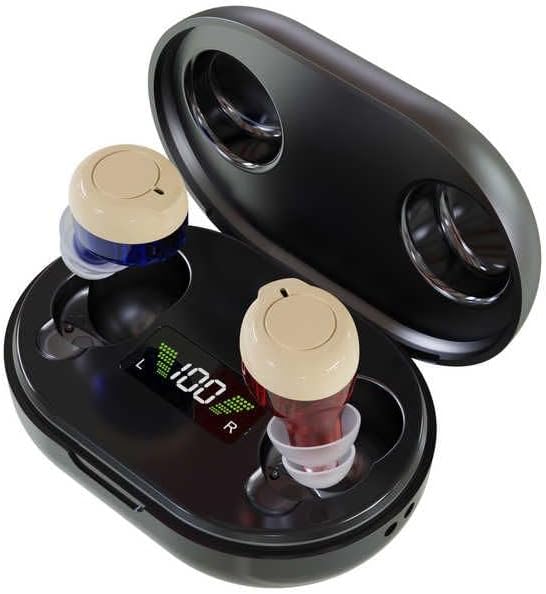 HP SOUND PLUS HEARING AID Wireless with Auto Noise Cancellation Ear Bud ...