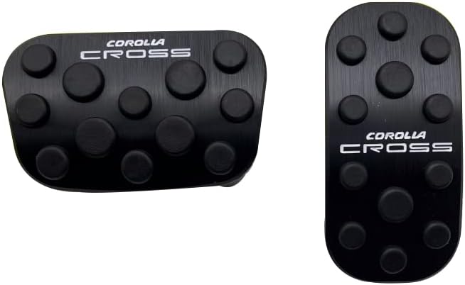 Amazon | MEKOMEKO 新型 トヨタ カローラクロス 専用 ペダルカバー 内装 カスタム ドレスアップ 防キズ 防汚れ おしゃれ 面倒な穴あけ作業やビス止め作業が不要で簡単取付け ...