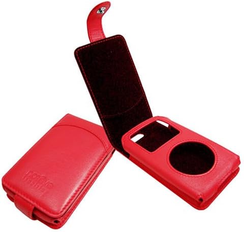Noreve Tradition red leather case for Apple iPod Photo 30Gb: Amazon.co ...