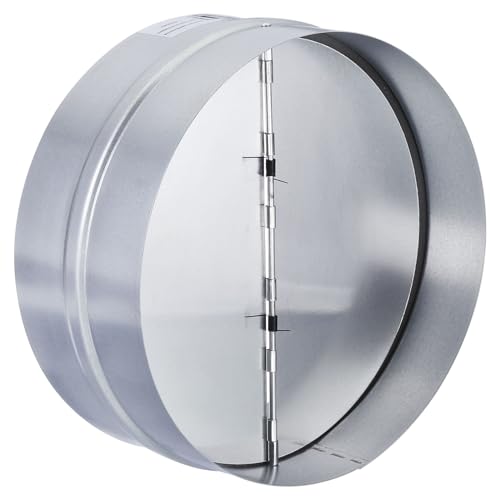 PATIKIL Backdraft Damper, 8 Inch, Ducting Hose Airflow Insert Backflow ...