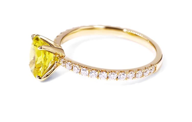 Buy 7clouds A1 पुखराज रत्न ओरिजिनल रिंग Attractive Asali Pukhraj Ki ...