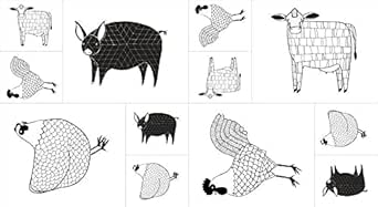 Amazon.com: Moda FARM FRESH Black/White 48260 12 Quilt Fabric 24" Panel ...