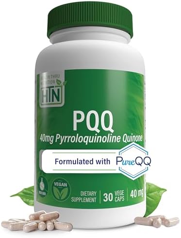 Amazon.com: Horbäach PQQ Supplement 40 mg | 120 Capsules | Maximum Strength | Non-GMO and Gluten ...