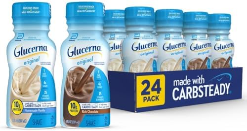 Amazon.com: Glucerna Protein Smart Nutritional Shake, Diabetic Protein ...