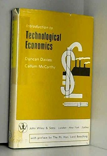 Introduction to Technological Economics: Davies, Duncan & McCarthy ...