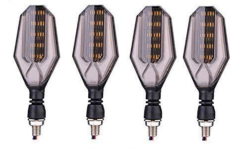 PETROX Universal U Yellow Motorcycle Bike Indicator Lights Led Bulb ...