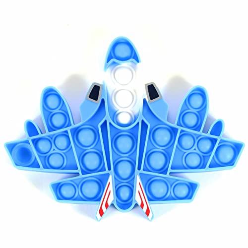 Munchkin Land Aeroplane Fighter Jet Popit Fidget Toy - Large Size (7.5 ...