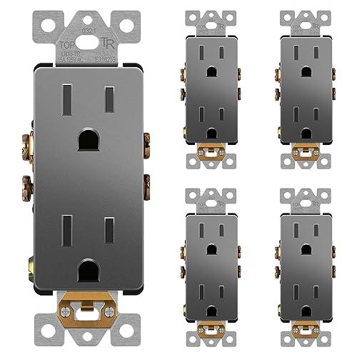 Snapklik.com : Matte Finish Decorator Receptacle, Child Safe Tamper ...