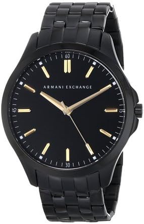 Amazon.co.jp: アルマーニエクスチェンジ Armani Exchange AX2144 Black Ionic Plating ...
