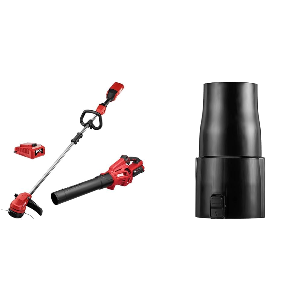 SKIL CB7478C-11 PWR CORE 40 Brushless 40V 14%22 String Trimmer and Leaf ...