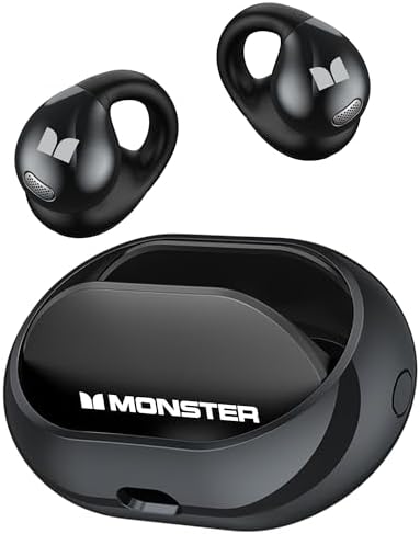 Amazon.com: Monster Open Free AC100 Open Ear Bluetooth 5.3 Headphones ...