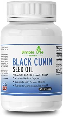 Amazon.com: Simple Life Nutrition Organic Black Cumin Seed Capsules ...