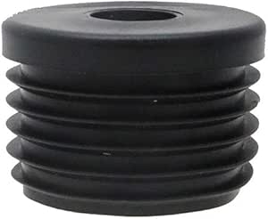 10 Pack Plastic Threaded Tube Inserts, Round Threaded Inserts M10, 18mm ...