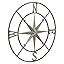 Amazon.com: Creative Co-Op Small Decorative Red Metal Compass Wall ...