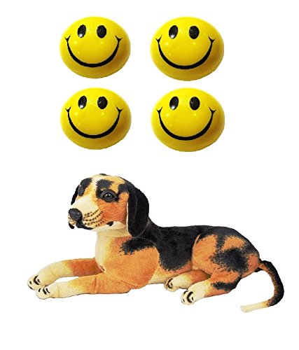 VRV Soft Smiley Face Balls and Dog Stuffed Animal : Amazon.in: Toys & Games