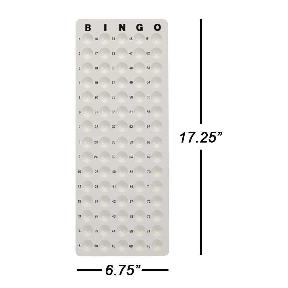 Buy Bingo Game Master Board and 7/8-Inch Multi-Color Plastic Bingo ...