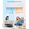 Amazon.com: 18,000 BTU Split Air Conditioner, ACONEE Split AC/Heating ...