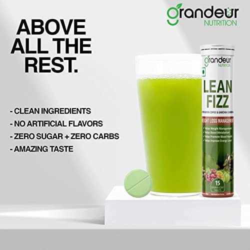 Grandeur Lean Fizz Effervescent tablets For Men & Women Infused With ...