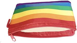 Amazon.com: Rainbow Gay & Lesbian Pride Zipper Coin Purse Wallet ...