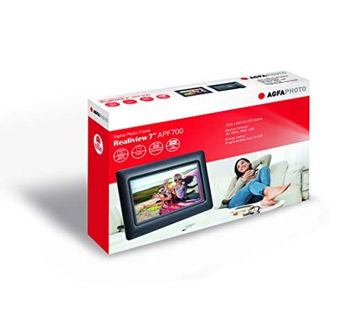 AGFA PHOTO Realiview APF700-7-inch Digital Photo Frame, 1024×600 LED ...