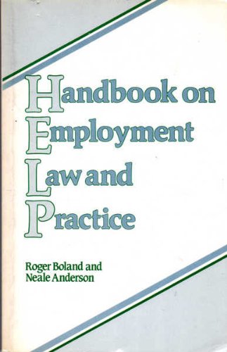 Handbook on employment law & practice: Boland, Roger: 9780043400111 ...