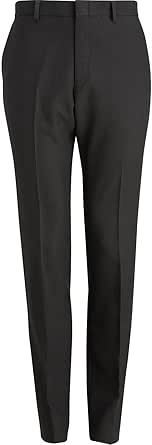 MENS SYNERGY WASHABLE TAILORED FIT FLAT FRONT PANT at Amazon Men’s ...