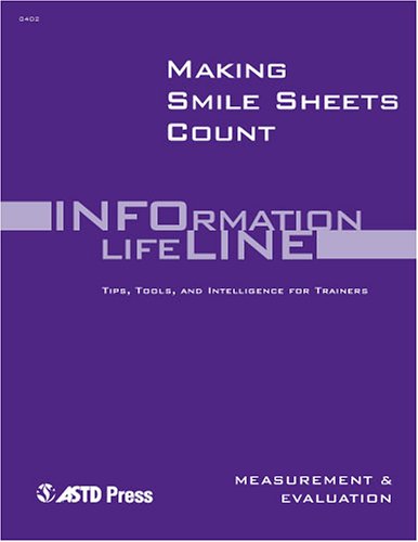 Making Smile Sheets Count: Nancy S. Kristiansen: 9781562863760: Amazon ...