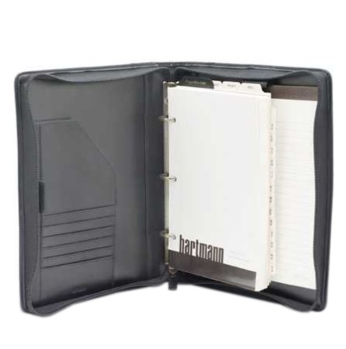 Hartmann 420-6600 Classic 3-Ring Large Zip Agenda, Black : Amazon.in ...