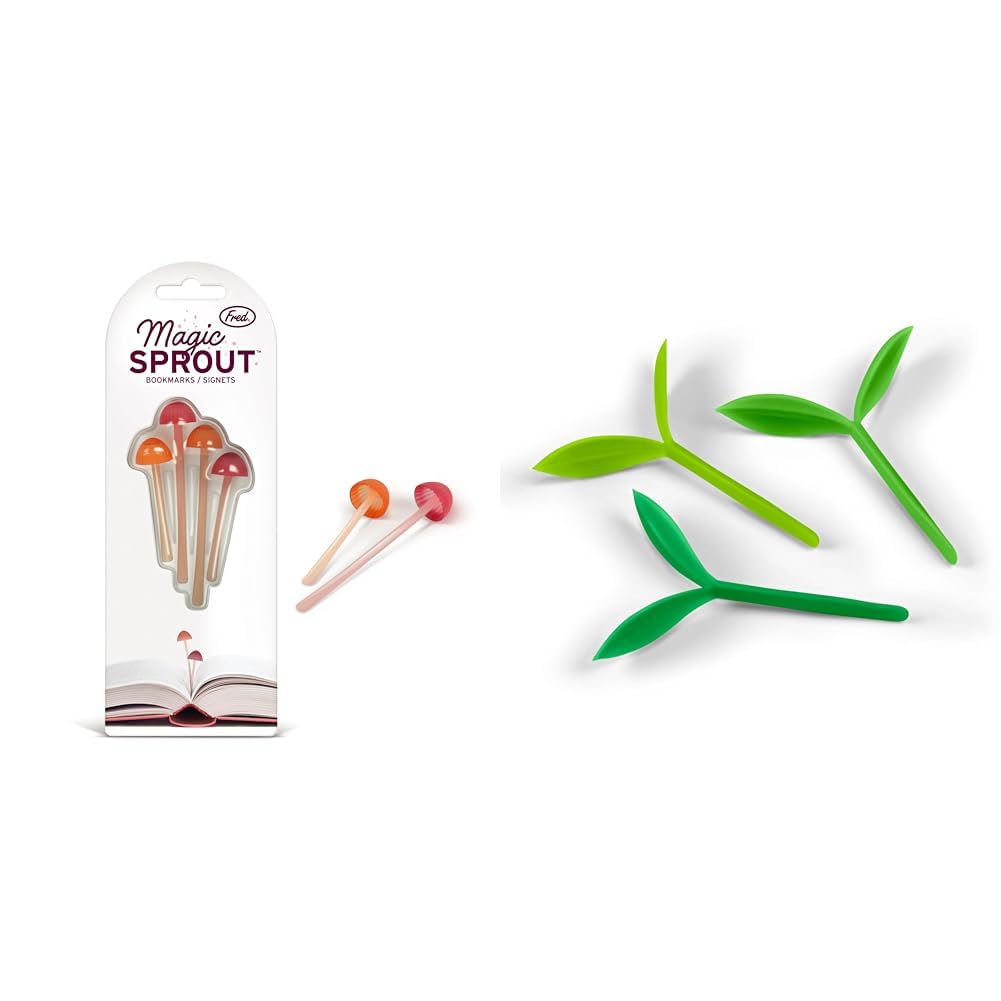 Amazon.com : Genuine Fred Magic Sprout, Mini-Mushroom Bookmarks - Set ...