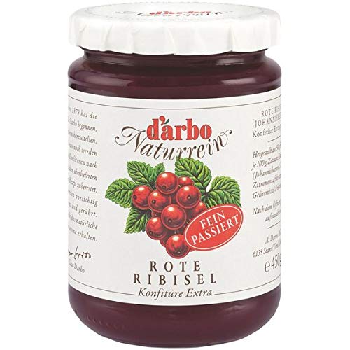 Darbo Naturrein - Rote Ribisel - fein passiert - 6 x 450 g : Amazon.de ...