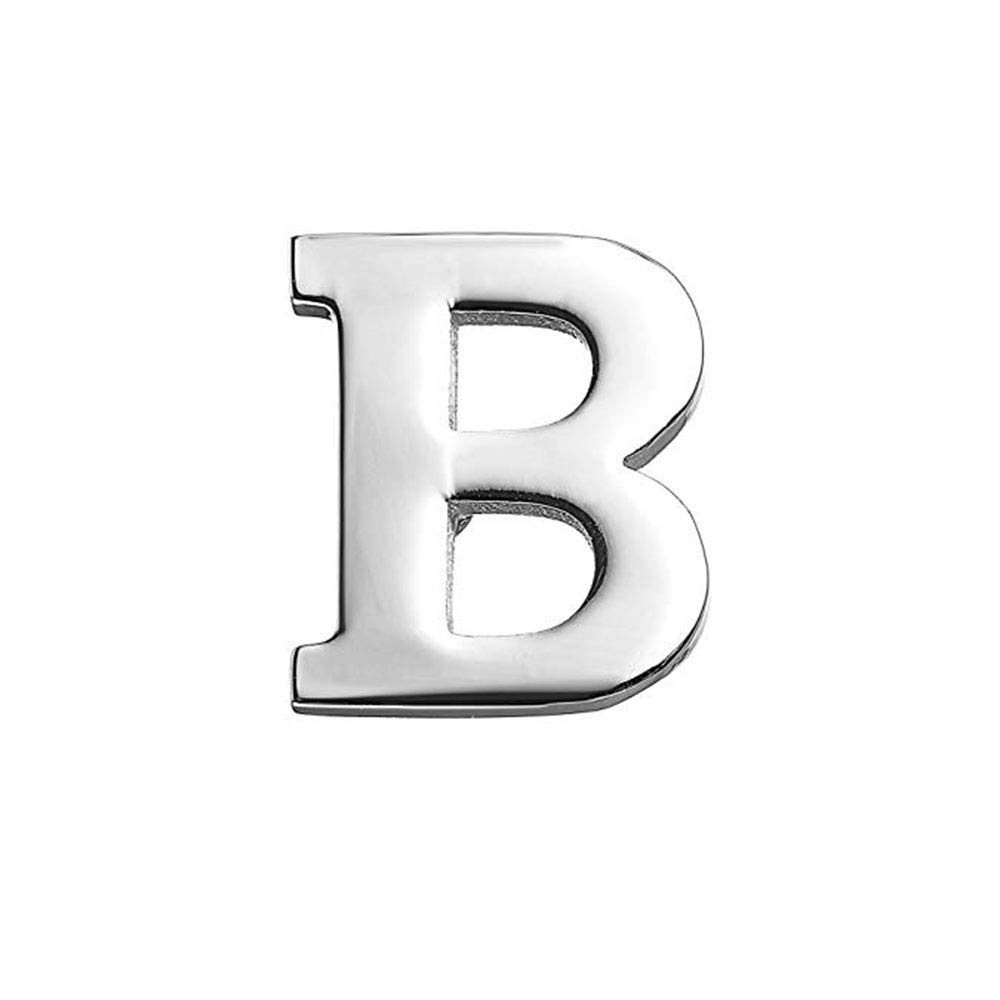Amazon.com: MINGHUA Monogram Alphabet Letters Lapel Pin Badge (B ...