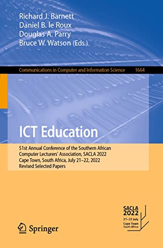 Amazon.com: ICT Education: 51st Annual Conference of the Southern ...