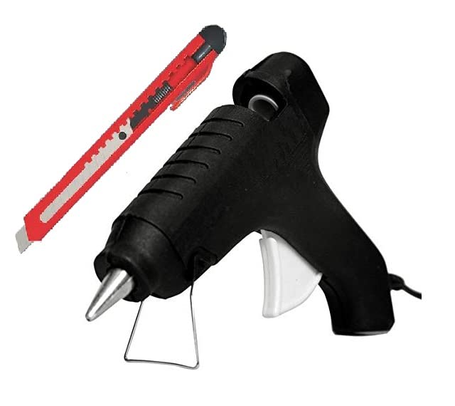 NEEL® 40W Electric Hot Melt Glue Gun Tool with Free Cutter and 8mm Glue ...
