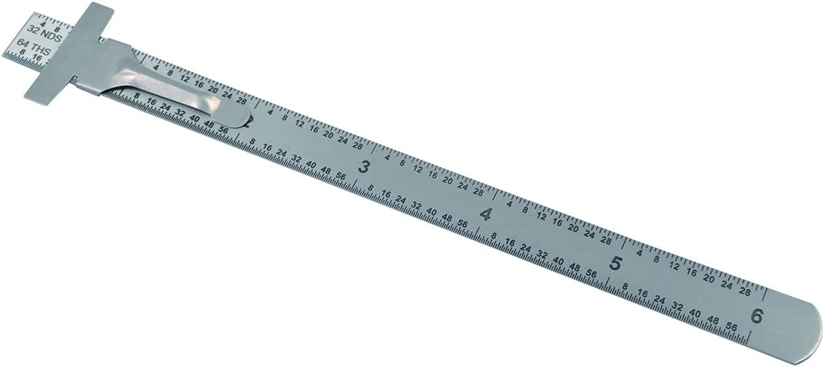 SE Stainless Steel SAE Metric Ruler Set - Stainless Steel Precision ...