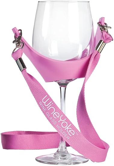 Amazon.com: Franmara Wine Glass Holder Yoke Necklace with Adjustable ...