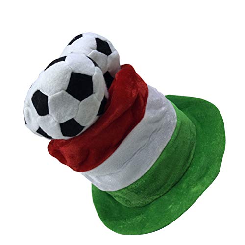 Buy FUNZZY Football Fan Hat Funny Cheer Hat Colorful Cap Party Supplies ...