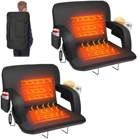 Amazon.com: Oversized Bleacher Seat with Back and Cushion Wide | XXL ...