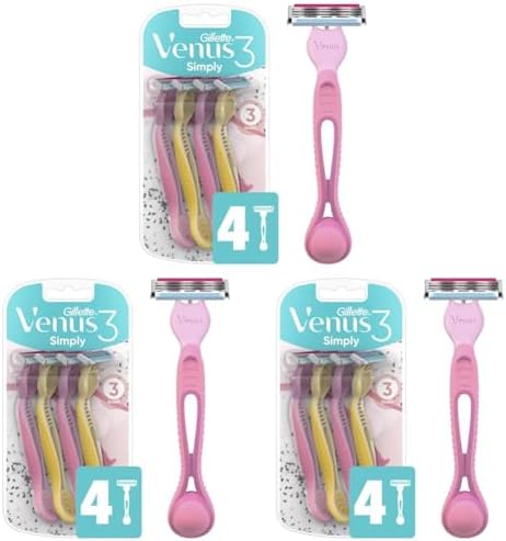 Amazon.com: Gillette Venus Simply 3 Dragonfruit Women's Disposable ...
