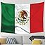 Amazon.com: Hapioen Mexican National Flag Hippie Art Tapestry 60 x 40 ...