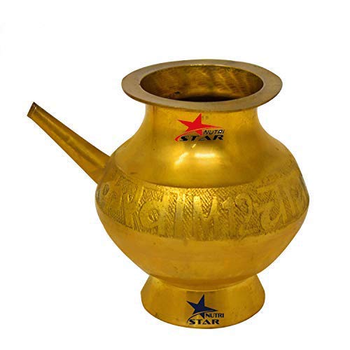 Nutristar Brass Lota | Lota for Pooja | Water Lota | Water Pot Capacity ...