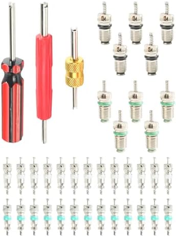 Amazon.com: bylikeho 39PCS AC Valve Core Kit,Car Accessories Car Air ...