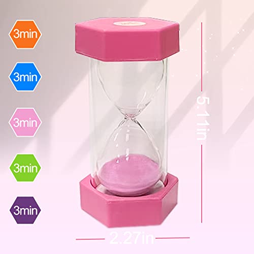 Hourglass Sand Timer, Sand Timer, Coloured Sand Timers for Children ...