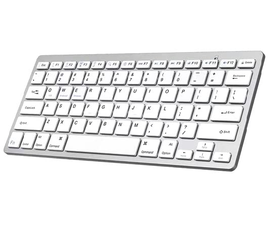 Amazon.in: Buy Lumax Wireless Keyboard 2.5Ghz Silver White | 11 inches ...
