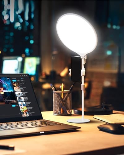 Amazon.com : Lightapex Desk Light for Zoom Meeting, 10'' Zoom Lighting ...